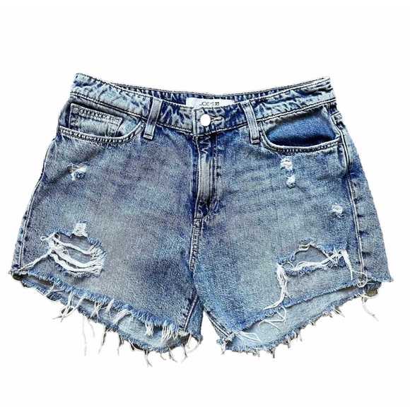Joie | Shorts | Joie Jeans Denim Distressed Torn Holes Shorts High Rise ...